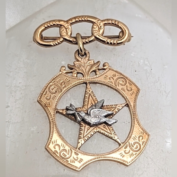 Jewelry | Vintage 1k Independent Order Of The Oddfellows Ioof Rebekah ...